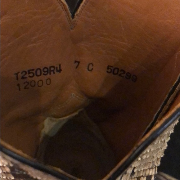 Lucchese | Shoes | Lucchese Python Cowboy Boots Extremely Rare | Poshmark